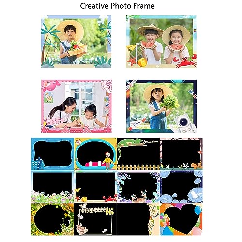 Kids Camera, Cute Cartoon Look HD Digital Video Camera with Silicone Protector, Front Rear Lens, Mini Digital Toddler Camera Toys Christmas Birthday Gifts for Boys and Girls (Blue)