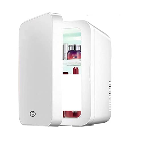 JOZZY Mini Fridge Beauty Refrigerator Skin Care Cosmetics Facial Mask Refrigerator Household with Mirror LED Mini 8L Dormitory Mini Refrigerator