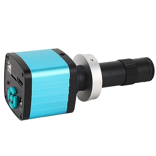 Industrial Microscope Camera, HD Microscope Camera Lightweight 2MP 4K Video 100β240VAC Aluminum Alloy for Home (US Plug)
