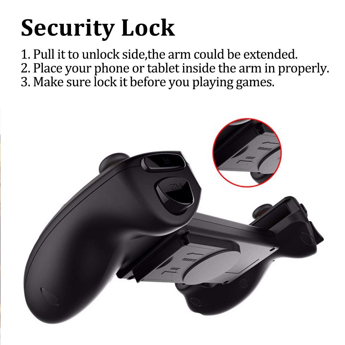 ipega-PG-9083S Mobile Gamepad Wireless 4.0 Controller Gamepad Joystick with 5-10 Inch Telescopic Holder Compatible IPhone8/XR/XS iOS Compatible Android Mobile Phone Tablet