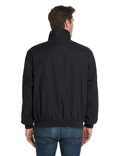 Weatherproof Garment Co. Men's Microfiber Classic Golf Jacket, Black, Medium