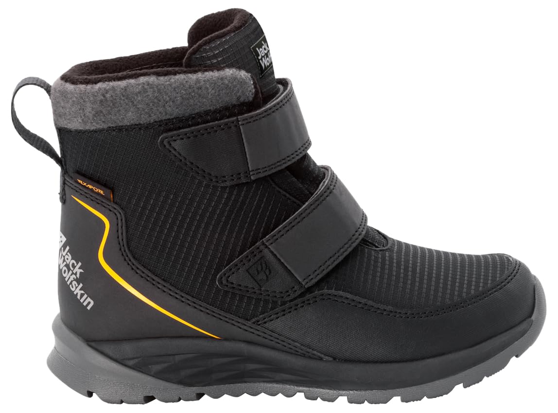 Jack Wolfskin Polar Bear Texapore Mid Vc K Hiking Boot, Phantom/Blue, 9 US Unisex Big Kid