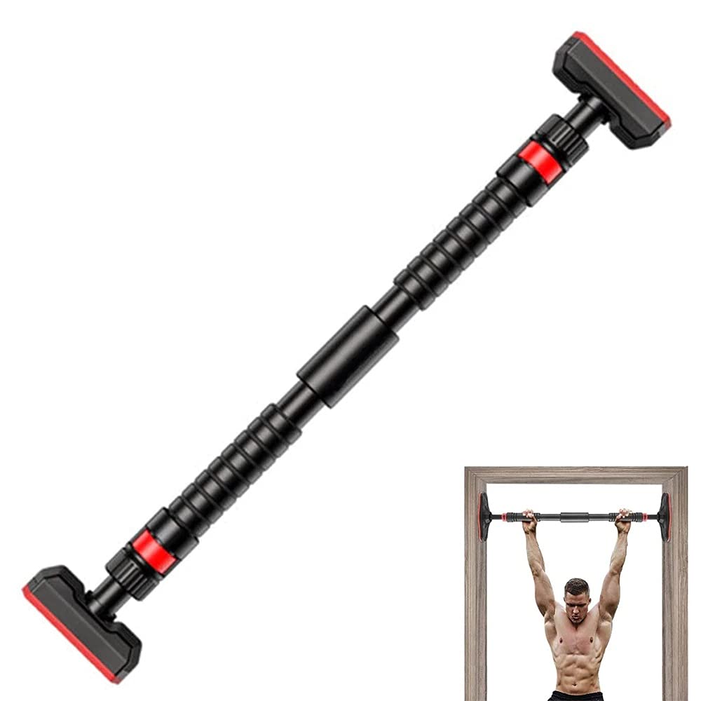 LUYIYI Home Pulling Bar, Adjustable Stainless Steel Fitness Equipment, Gym Bar, Extended Base, Horizontal Bars (Size : 85-115 cm)