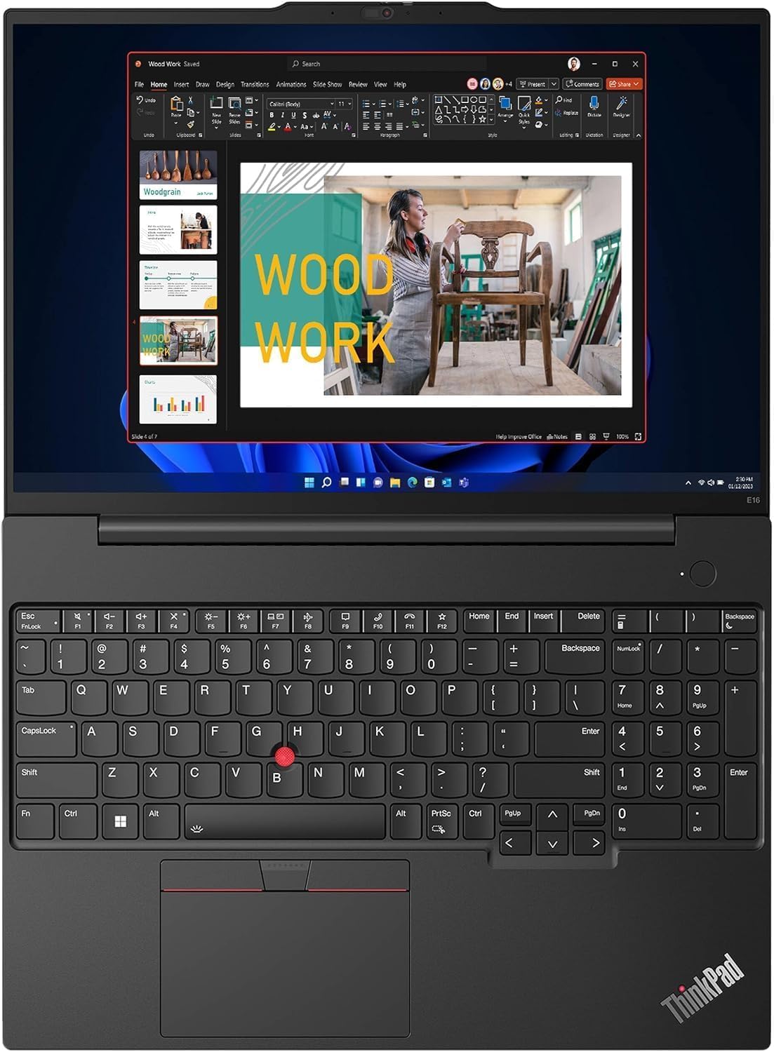 Lenovo ThinkPad E16 Business Laptop (16" FHD+ Touchscreen, Intel 13th Gen 10-Core i7-1355U, 40GB RAM, 1TB SSD) Backlit, Fingerprint, FHD Webcam, Ethernet, Thunderbolt 4, Win 11 Pro, Black, 2024