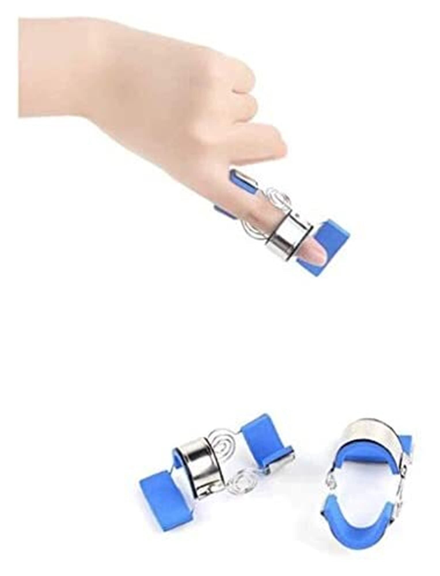 JJZXPJ Hand Splint Finger Separator Dynamic Splints - Anti-Spasticity Protective Ventilation Adjustable Training Device for Broken Fingers,Adjustable Wrist & Injuries Or Little Fracture