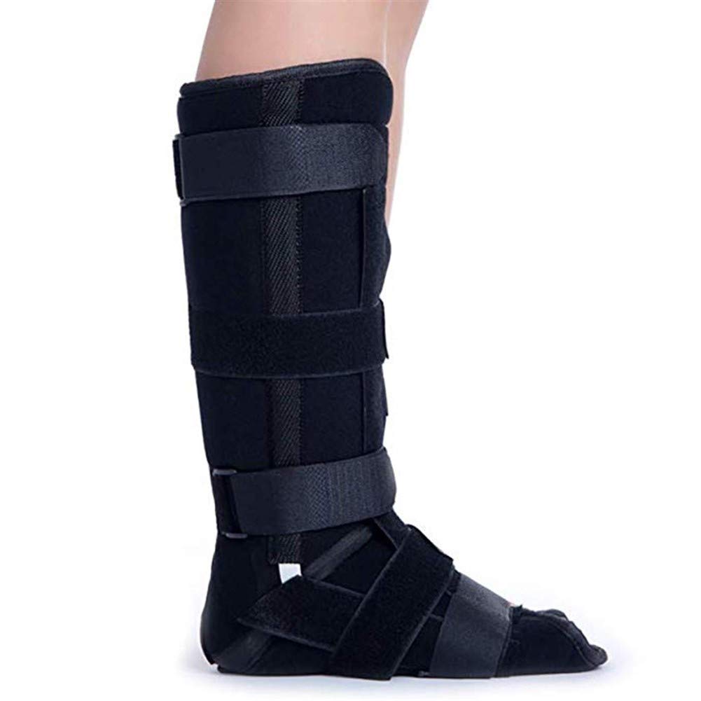JJZXPJ Foot Drop Brace，Ankle Splint Breathable Adjustable Plantar Fasciitis Night Splint Ankle Support Brace for Sprains, Strains, Post-Op Cast Support and Injury Protection (Size : L)
