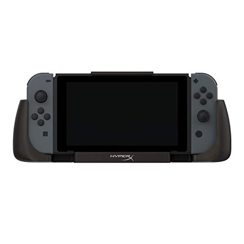 HyperX ChargePlay Clutch – Charging Case for Nintendo Switch, USB Type-C, Joy-Con Grips, Charging Kickstand, Tabletop Mode, 6000mAh Battery, Black (HX-CPCS-U)