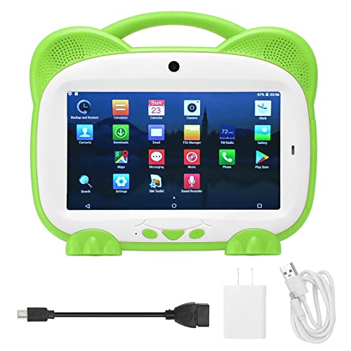 Kids Tablet, 4GB and 32GB Tablet 7 Inch Quad Core HD 1080P for Android 10.0 for Boys (Green)