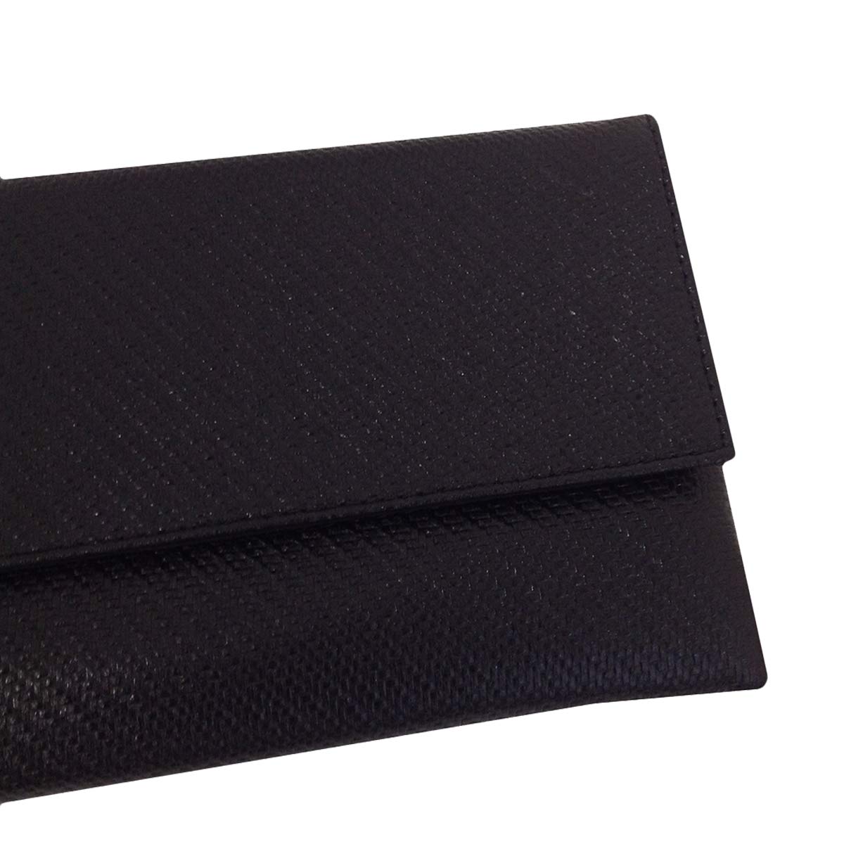 JNB Metallic Flat Clutch, Silver