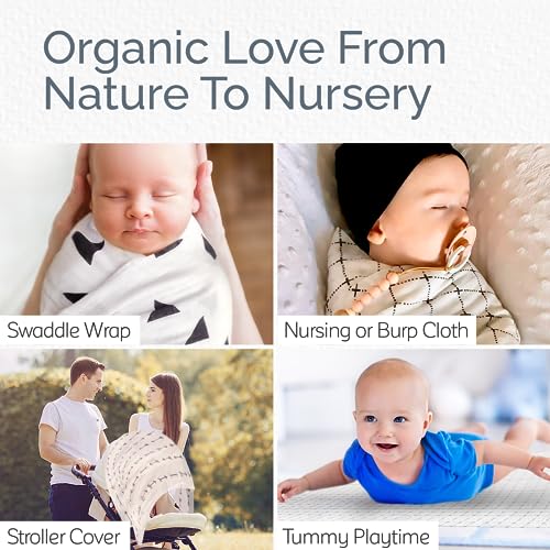 KiddyCare Baby Muslin Swaddle Nursery Blanket for Newborns | Bab Blankets for Boys/girls | Baby Cotton Blanket Gift for Newborn Babies 4-Pack