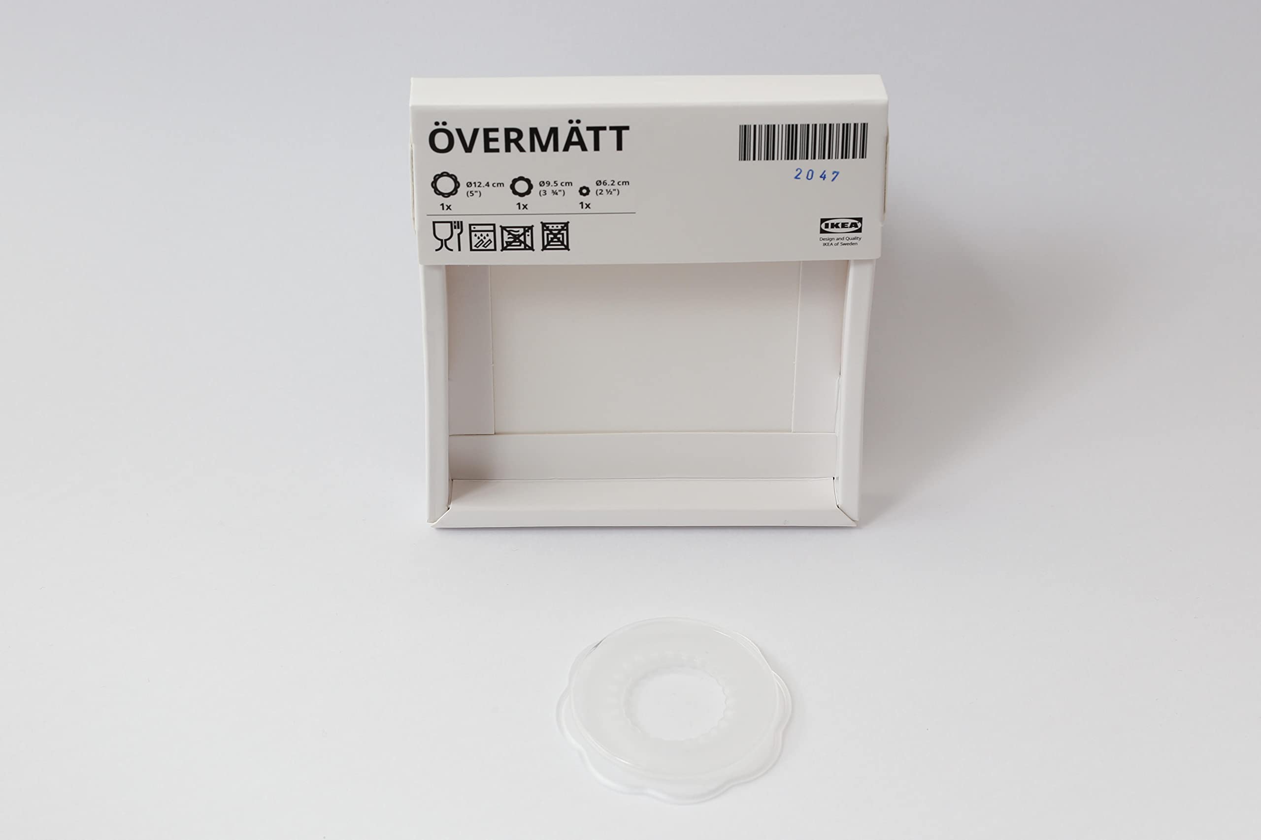 Ikea OVERMATT Food Cover, Set of 3, Silicone Multicolour