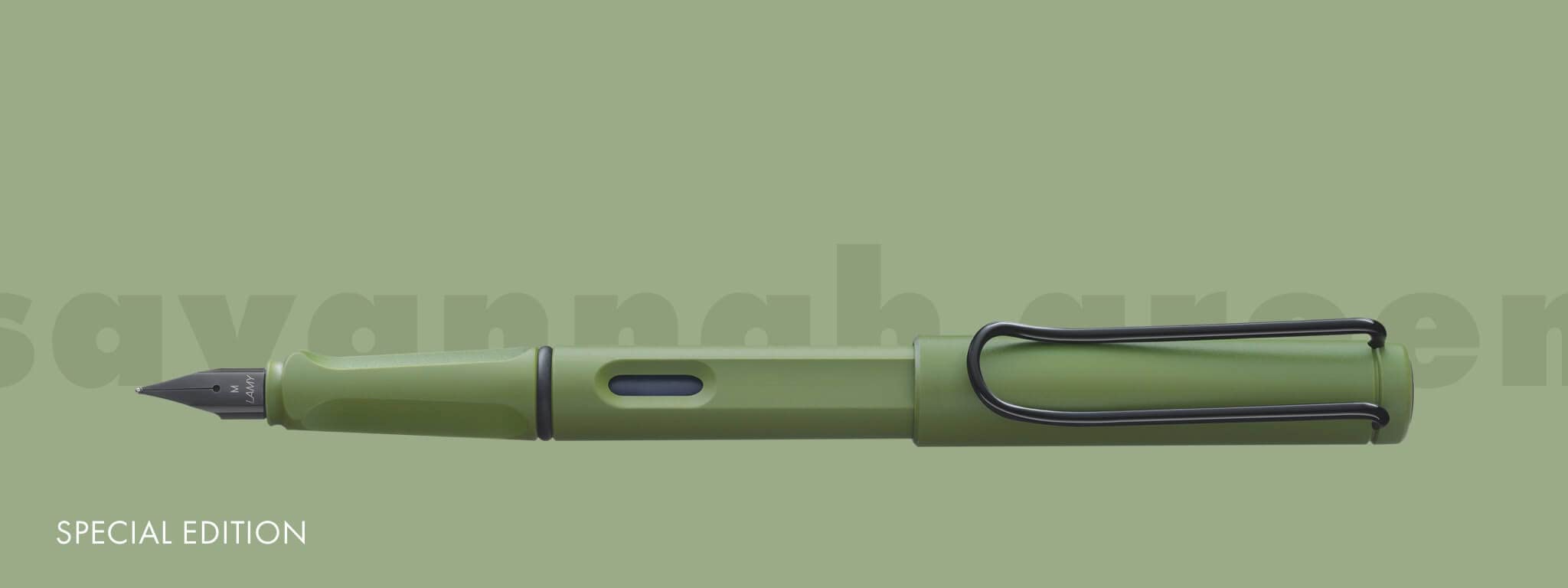 Lamy safari 041 Fountain Pen - Modern Savannah Colour Fountain Pen with Ergonomic Grip and Timeless Design - EF Nib Size