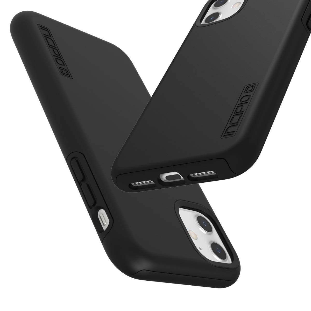 Incipio DualPro Dual Layer Case for Apple iPhone 11 with Flexible Shock-Absorbing Drop-Protection - Black