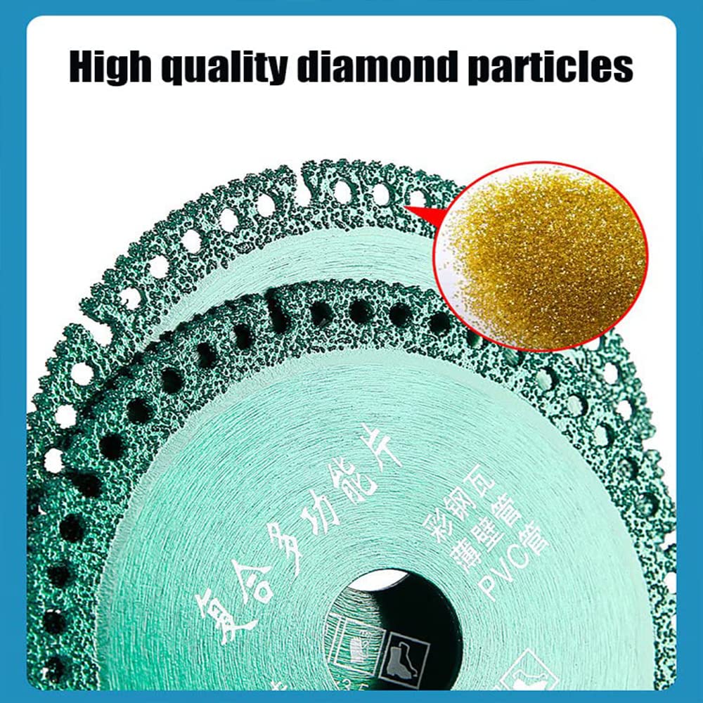 Indestructible Disc for Grinder, Indestructible Cutting Disc, Indestructible Disc for Angle Grinder, 4" x 1/25" x 4/5β Cut Off Wheels, Indestructible Disc 2.0 - Cut Everything in Seconds (5 Pack)