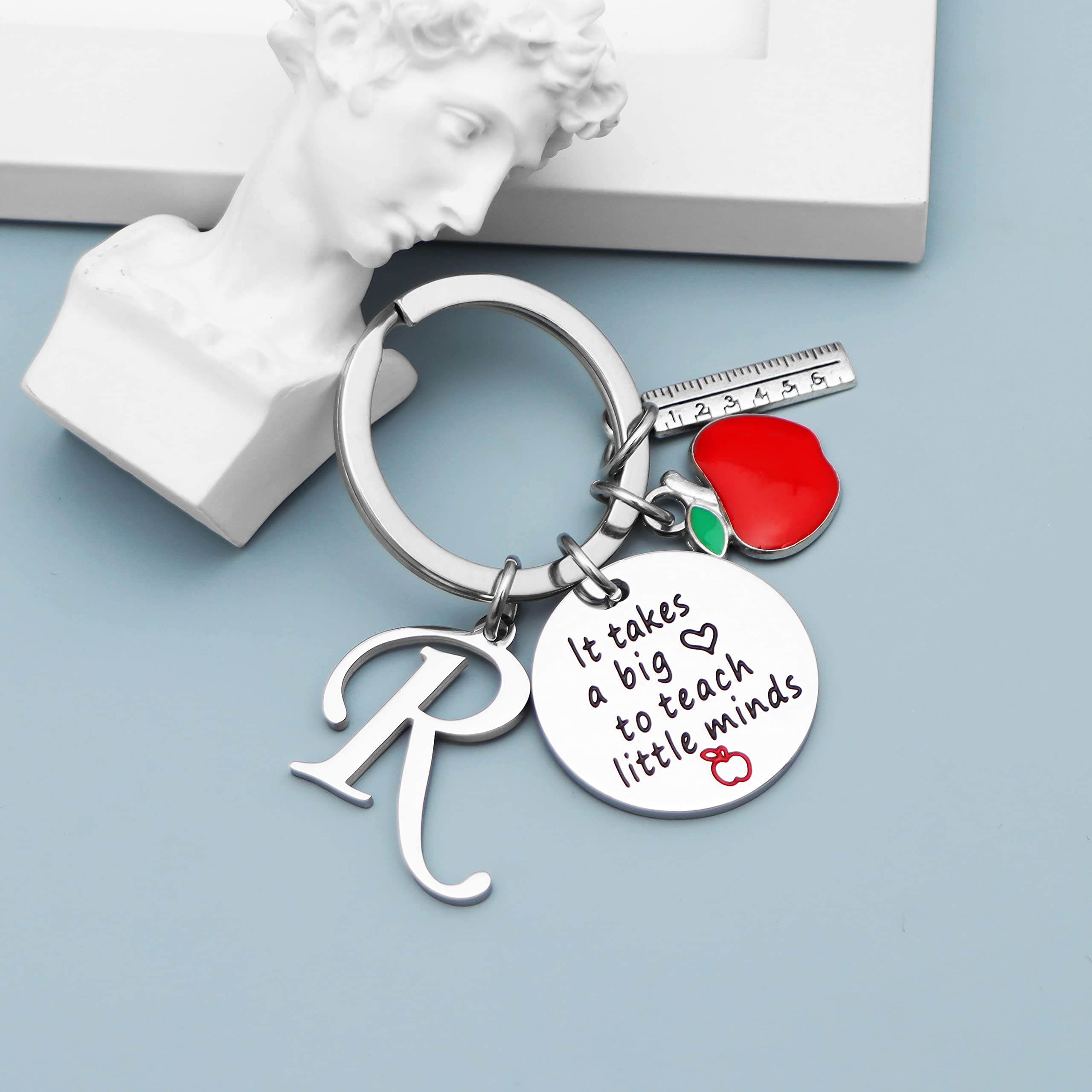 JRXOO Teacher Appreciation Gift Thank You Gift For Teacher Best Teacher Gift Graduation Gift For Teacher Keychain (V)