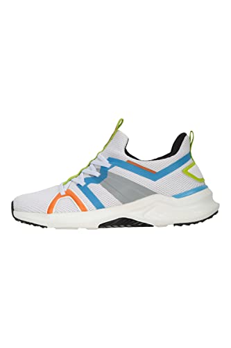 Mountain Warehouse Strike Kids Trainers - Outdoors, Boys & Girls White Kids Shoe Size 3 US