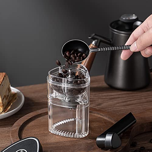 Travel Manual Coffee Grinder Maker Conical Burr Mill with Adjustable Setting Portable Hand Crank Coffee Grinder Manual Coffee Grinder Hand Coffee Grinder Large