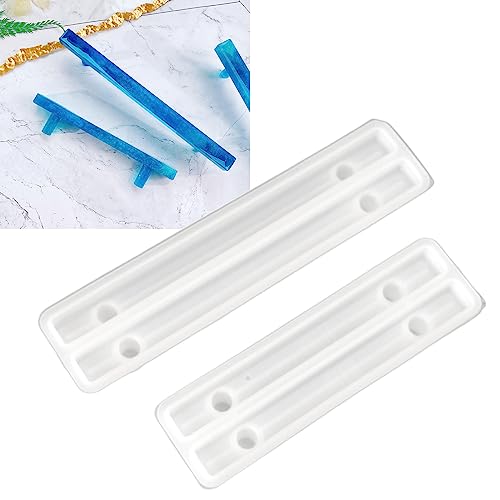 Tray Handle Mould, 2pcs Silicone Tray Handle Mold Reusable Minimalist Style DIY for Agate Platter for Jewelry Tray for Home Decor