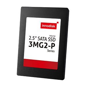 INNODISK DGS25-A28D82BW1QC 2.5" SATA SSD 3MG2-P_AES w/ 15nm (High IOPS, Industrial, W/T Grade, -40°C ~ +85°C) - 128GB 2.5" SATA SSD 3MG2-P MLC