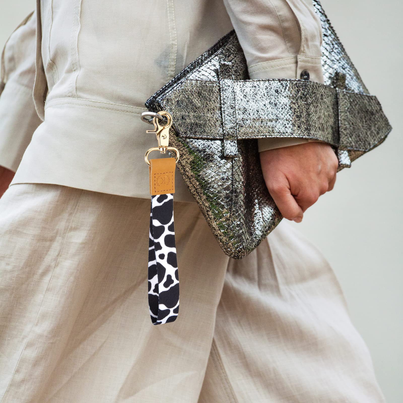 Lanyards For Keys & Wallet, Cow Lover Gifts For Women And Men, Unique Patterns, Ultra Soft, Durable Polyester