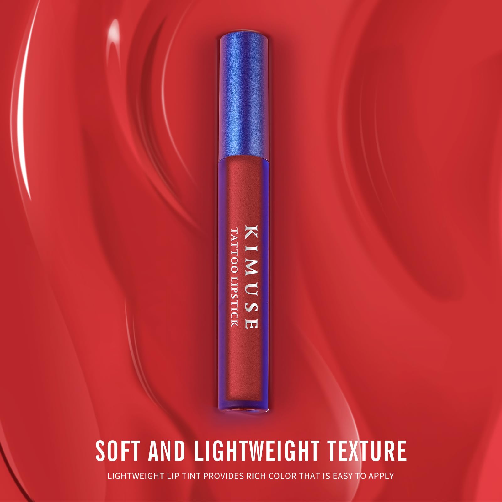 KIMUSE Tattoo Peel & Reveal Lip Stain, Waterproof Long Lasting Peel Off Lip Liner Tattoo, Non Stick Color Peel Off Mask Lip Gloss Makeup