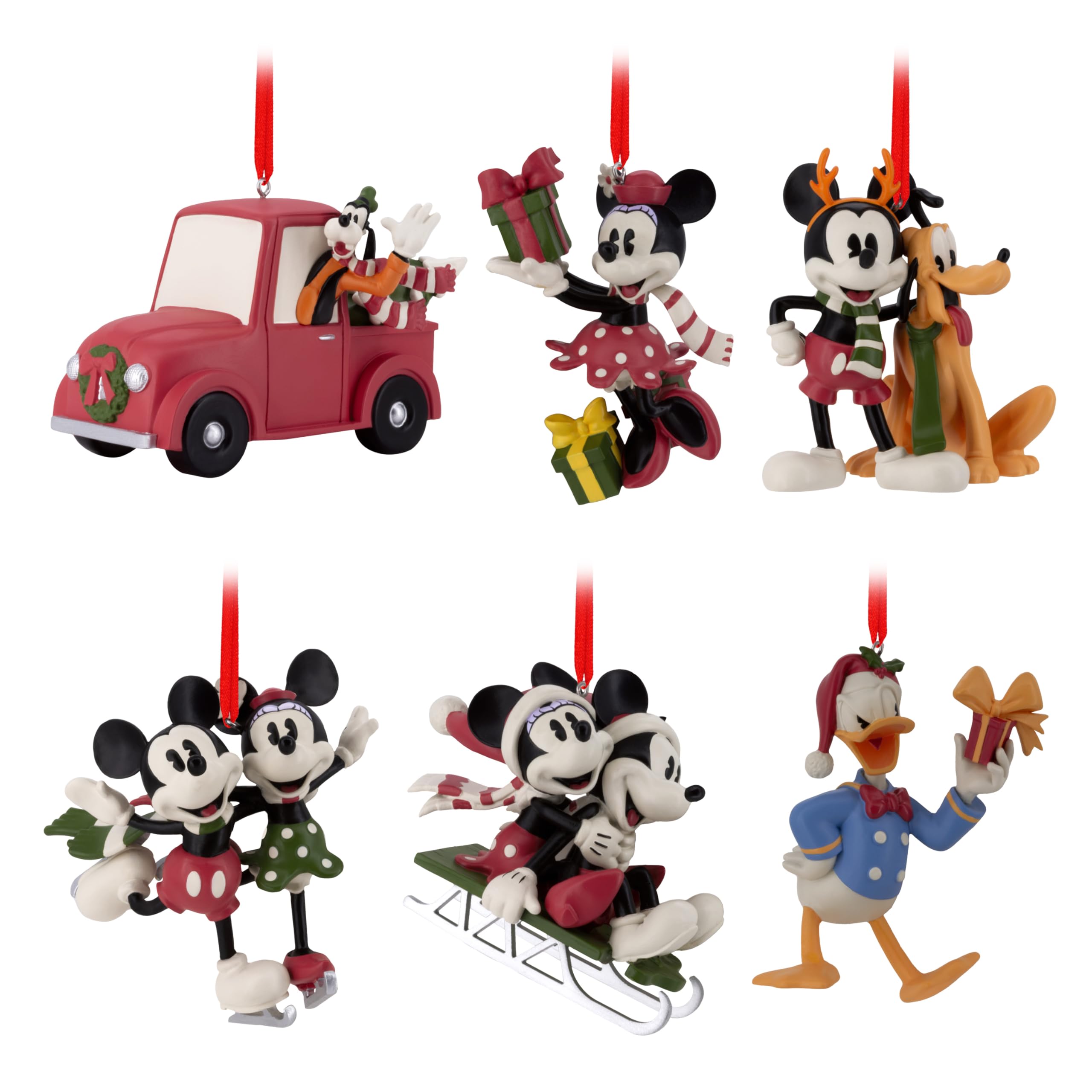 Hallmark Disney Princess Christmas Ornaments, Set of 6