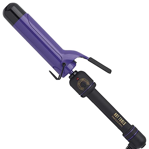 Hot Tools Professional Ceramic + Tourmaline Curling Iron/Wand for Healthy Looking Curls, 1 ½ Inches