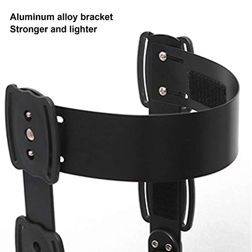 Leg Brace, Adjustable Knee Brace Knee Joint Meniscus Support Adjustable C‑shaped Support for Leg Injury for Deformity Correction(S, Left leg)