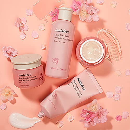 innisfree Cherry Blossom Dewy Glow Toner Hydrating Face Treatment, 6.76 Fl Oz (Pack of 1)