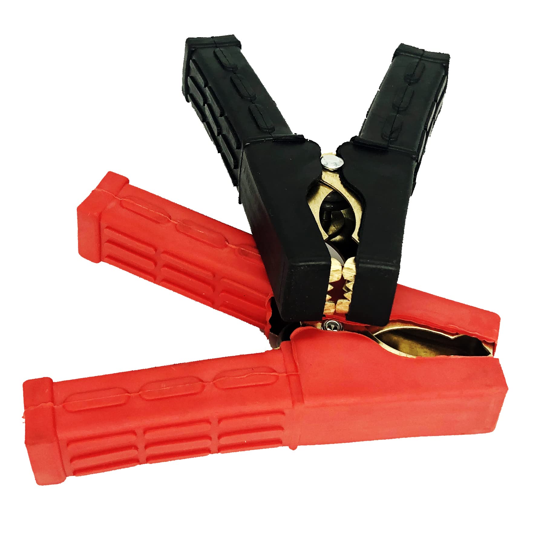 Jumper Cable Battery Clamps Crocodile Clamp brass Clamps 100A/800A/1500A Car Battery Charger Clamps Power Replacement Battery Alligator Clips Jumper Cables Clamp-S(100-500A)