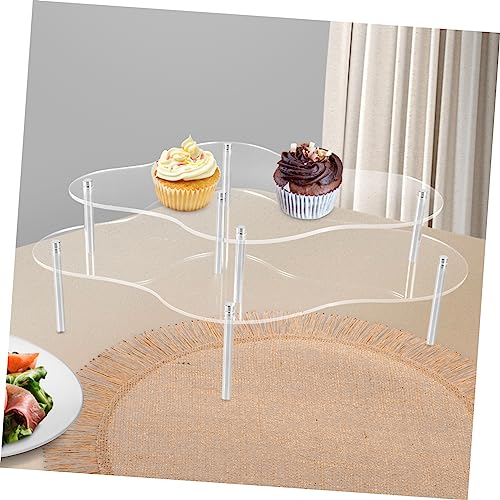IFANLANDOR 1 Set Dessert Stands Treat Stands for Dessert Table Decorative Frame 7c Acrylic Cake