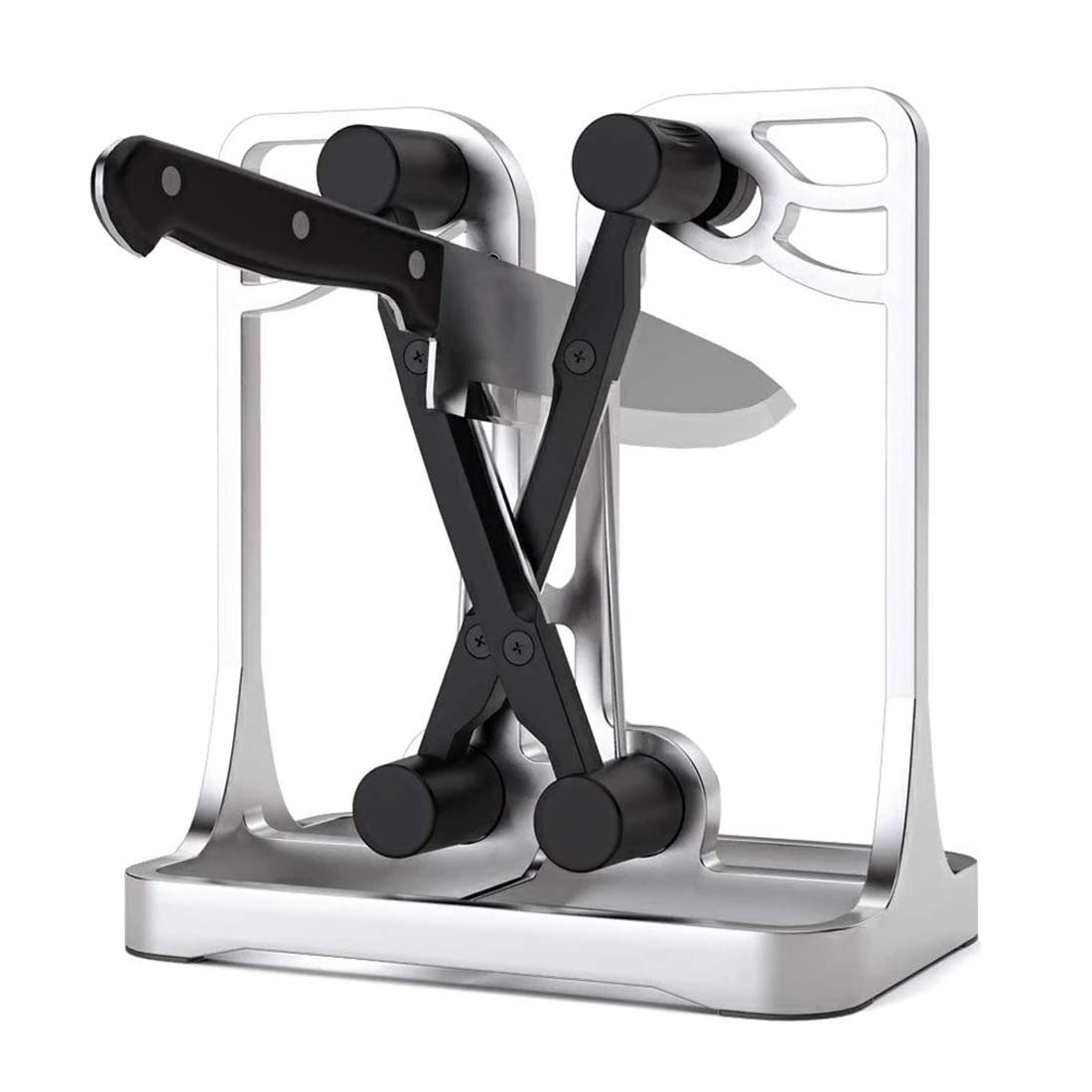 Knife Sharpener Best Professional Premium Manual Knife Sharpener Metal Frame Sharp and Wetting Tool