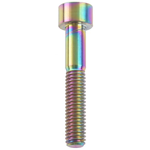 OWLEEN 1-1/8 inch Carbon Fiber Cycling Headset Titanium Bolt Road Mountain Bike Headset Cap +M6X35 Titanium Bolt