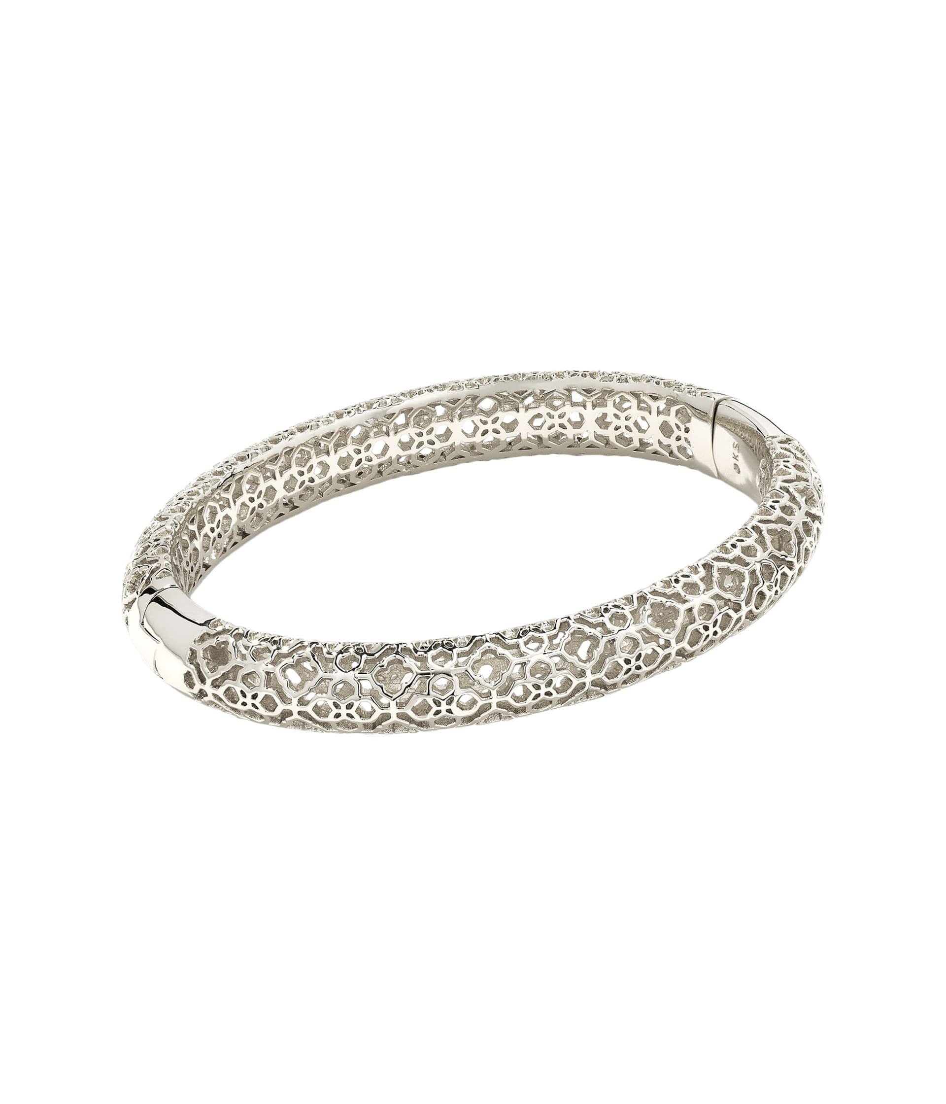 Kendra Scott Abbie Bangle Bracelet in 14k Gold-Plated Brass, Fashion Jewelry for Women, Small/Medium