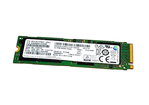 Solid State Drive 5SD0L73443 8S5SD0L73443 Compatible Replacement Spare Part for Lenovo Samsung PM961 MZ-VLW5120 Series 512GB M.2 2280 TLC PCIe-3x4 NVMe SSD