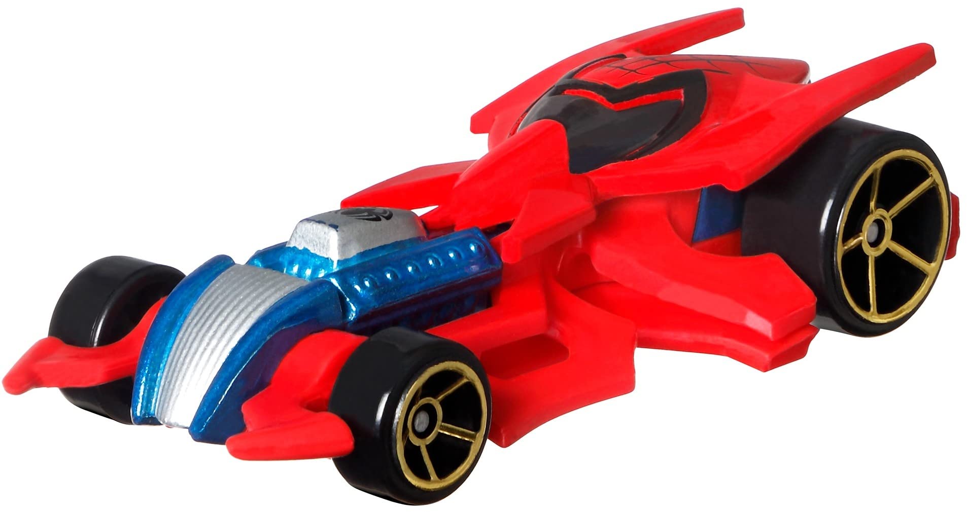 Hot Wheels Marvel Spider-Man Toy Cars 5-Pack in 1:64 Scale, Set of 5: Spider-Man, Proto-Suit Spider-Man, Miles Morales, Spider-Gwen & Venom