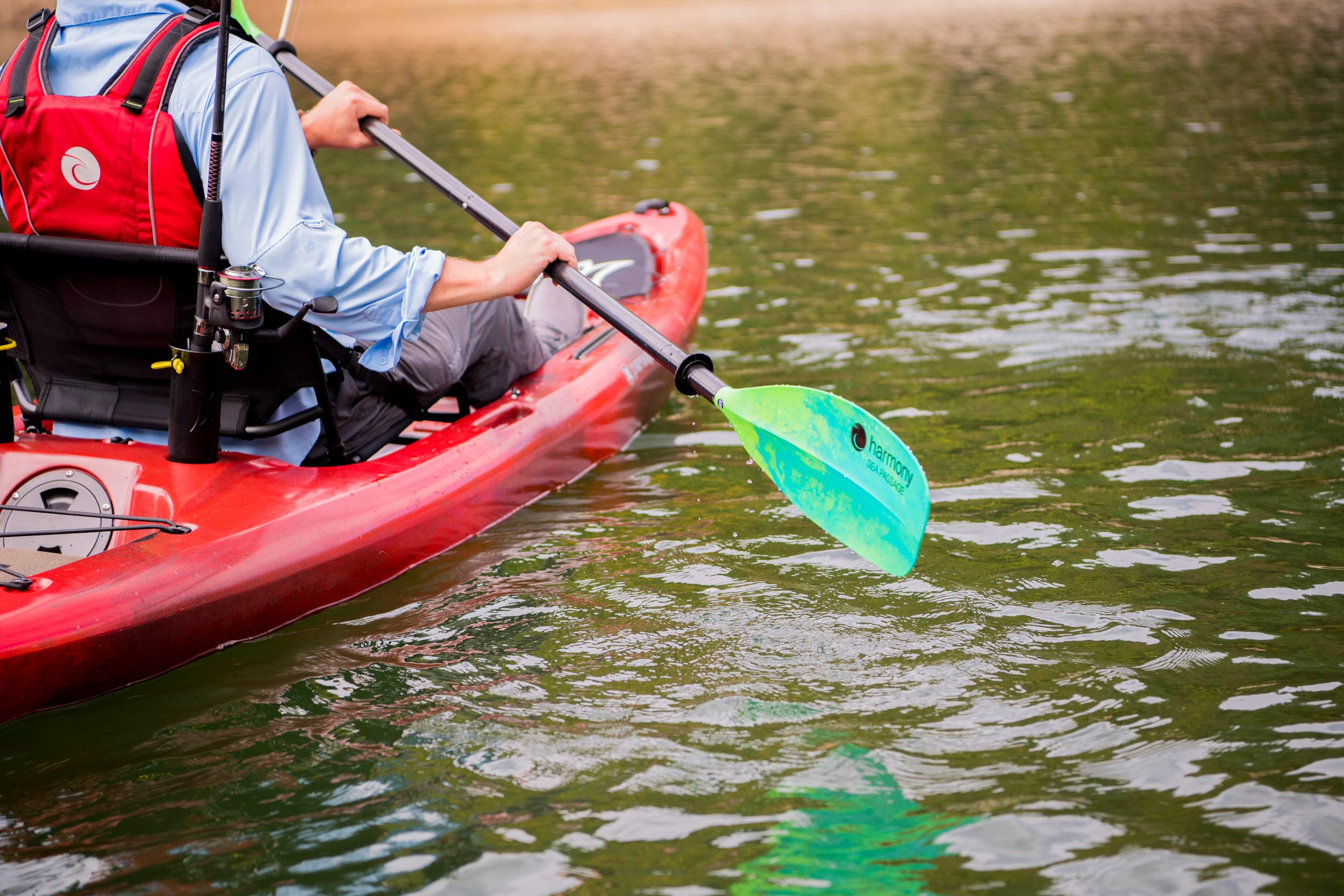 Harmony Gear Sea Passage Paddle | Aluminum Shaft | Nylon Paddle Blade