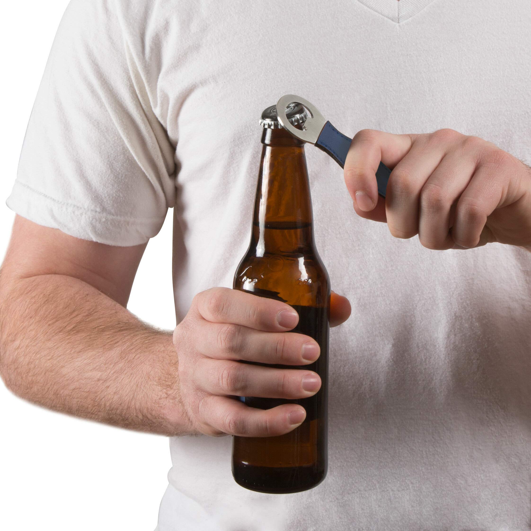 Pavilion - Lake People - Navy Blue Key Chain Bottle Opener