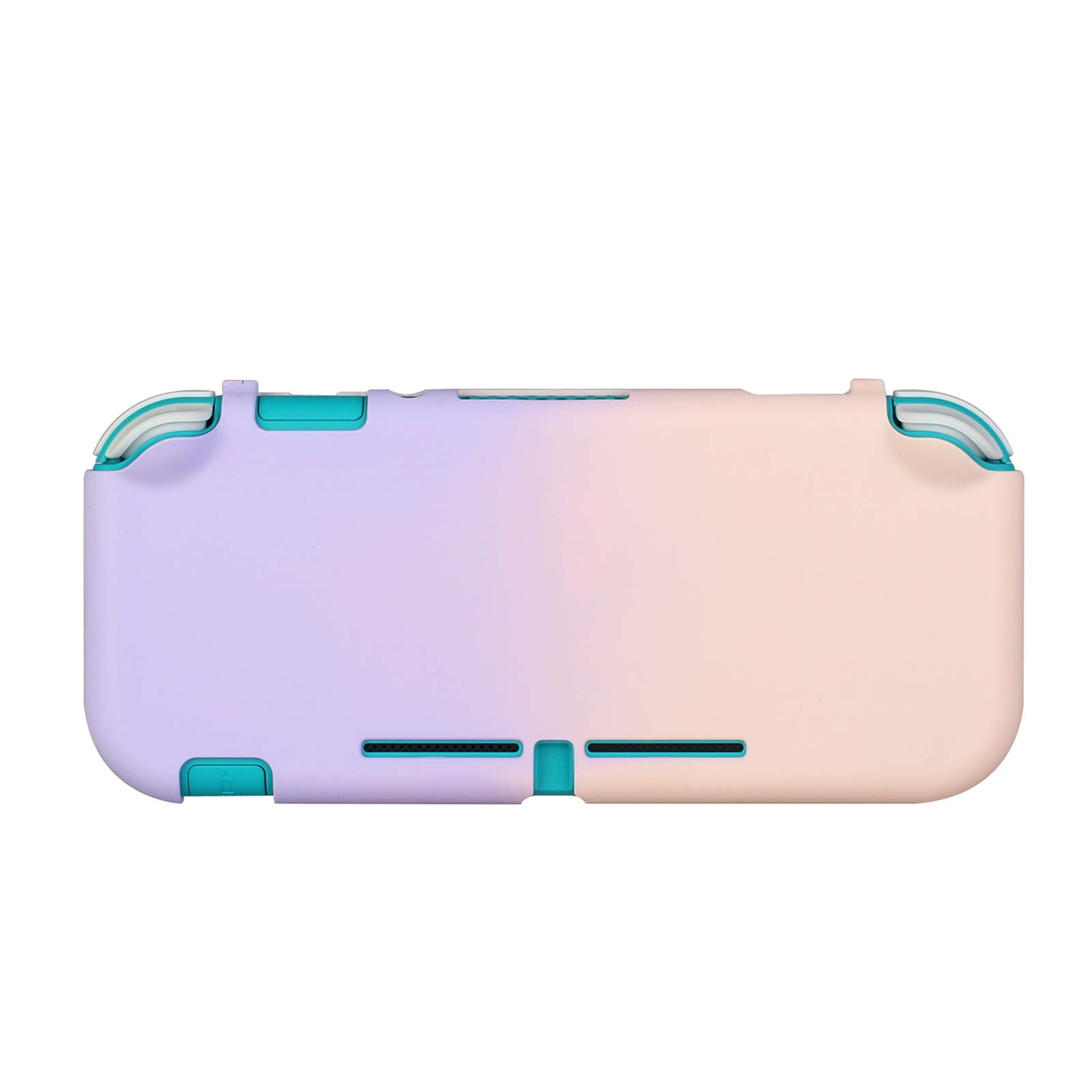 iNOTOGG Protective Case for Nintendo Switch Lite, Premium PC Hard Cover Case Shock-Absorption Anti-Scratch Compatible with Nintendo Lite with 4 Thumb Grip Caps (Pink Purple)