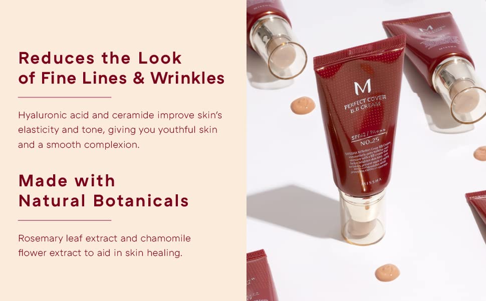MISSHA M Perfect BB Cream No 31.Golden beige for medium/deep with neutral skin tone SPF 42 PA +++ 1.69 Fl Oz - Tinted Moisturizer for face with SPF