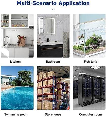 IHSENO Zigbee Water Leak Detector with App Alerts, Smart Water Sensor for leaks Requires Zigbee Hub, Monitor Water Leaks for Kitchens,Basements,Bathrooms (1)
