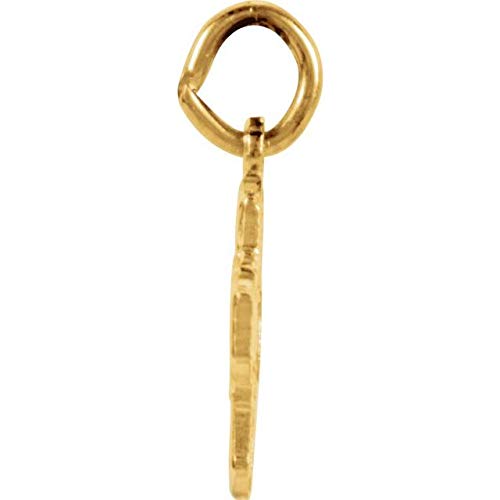 Jay Seiler 14K Yellow Gold 8x8 mm Four-Way Cross Medal Four-Way Cross Medal