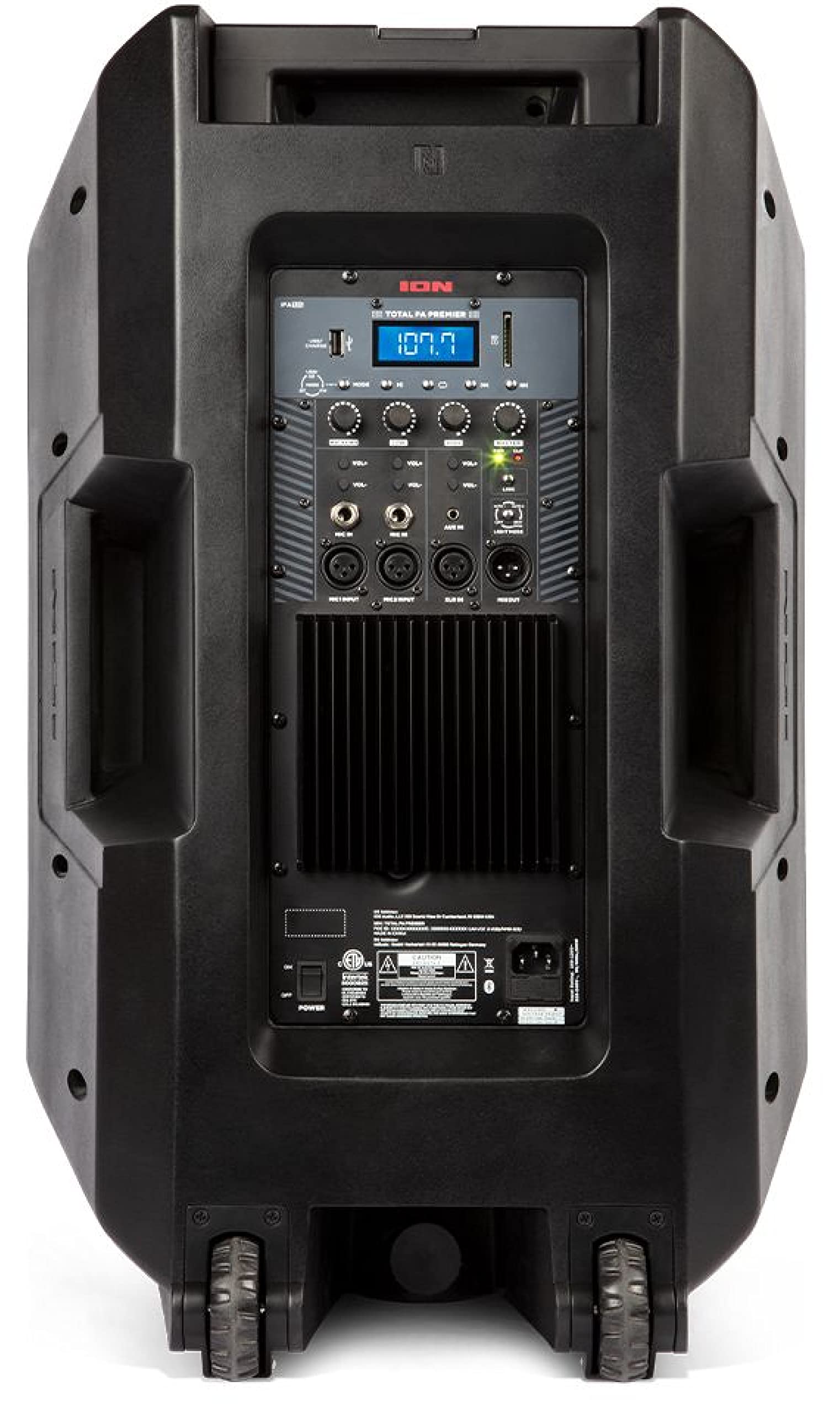 Ion Audio Total PA Premier High Power Bluetooth PA System with Lights (Renewed)