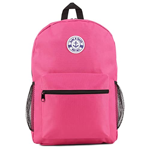 Yacht & Smith 12 Pack Backpack, Bulk 17 inch Lightweight Outdoor Travel Gym Corporate Events Bag