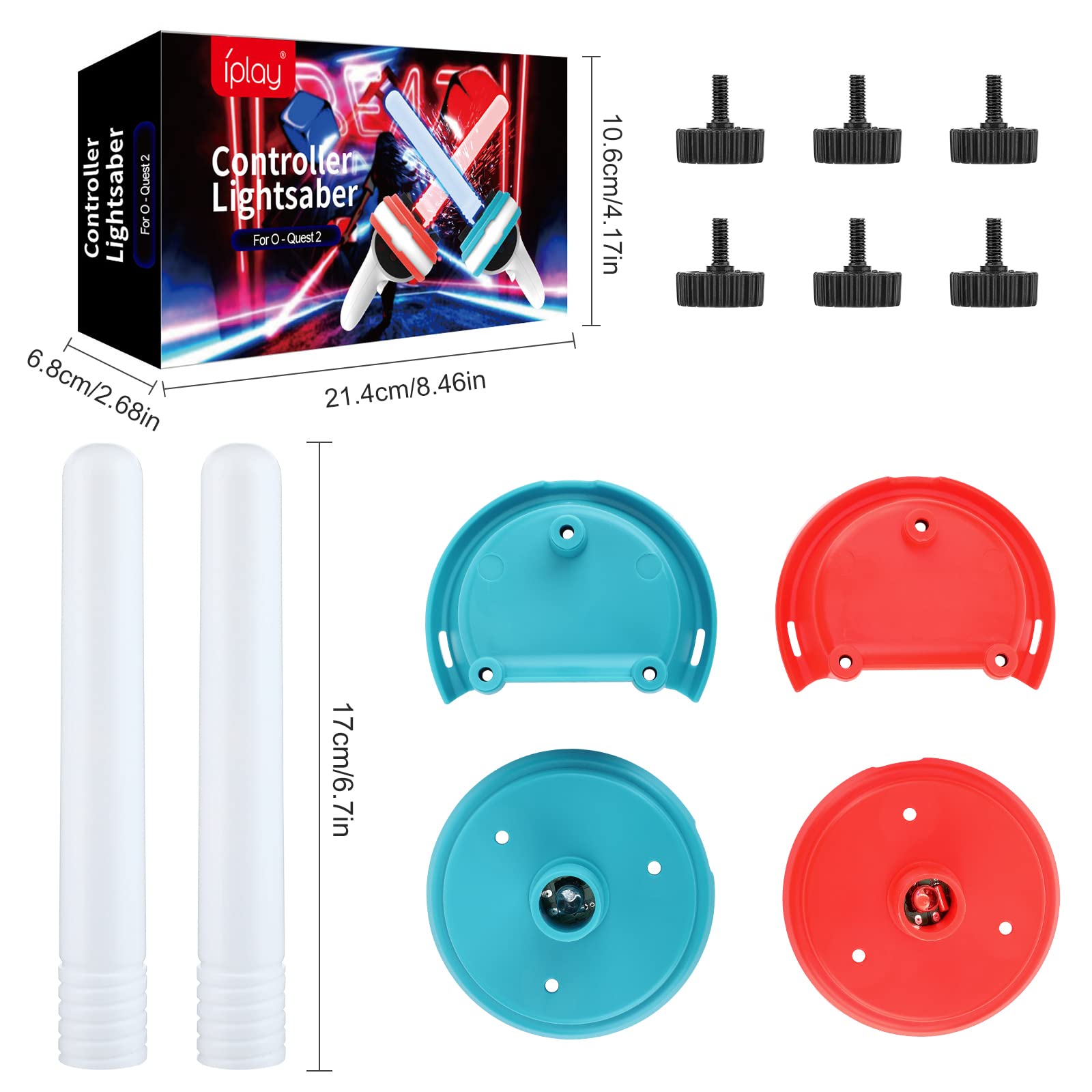 Number-one VR Game Lightsabers for Quest 2 Controllers, Quest 2 Accessories Beat Saber Games Accessories Enhanced Beat Saber Gaming Experience