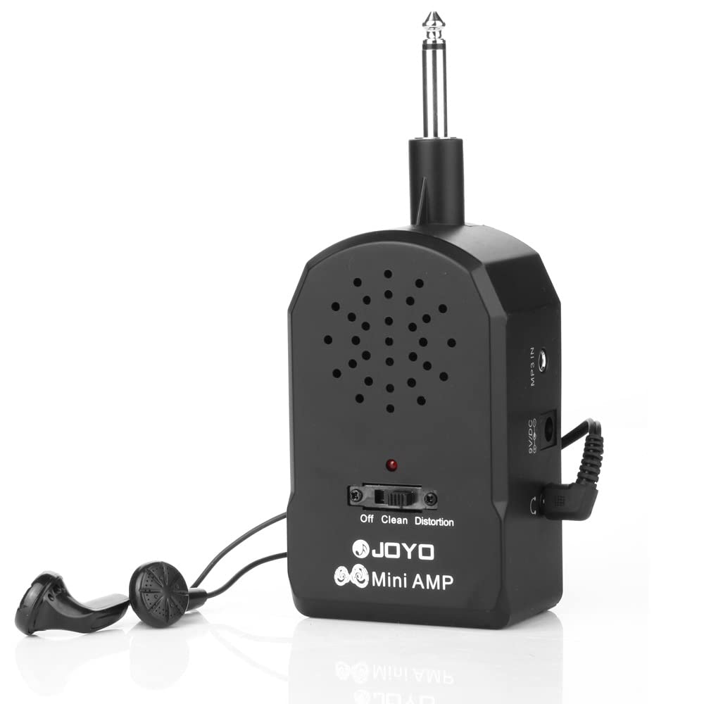 JOYO JA-01 Dc 9v Mini Guitar Amplifier Amp with Clean and Distortion Settings 3.5mm Mp3 Earphone Input Jack with 9V Battery