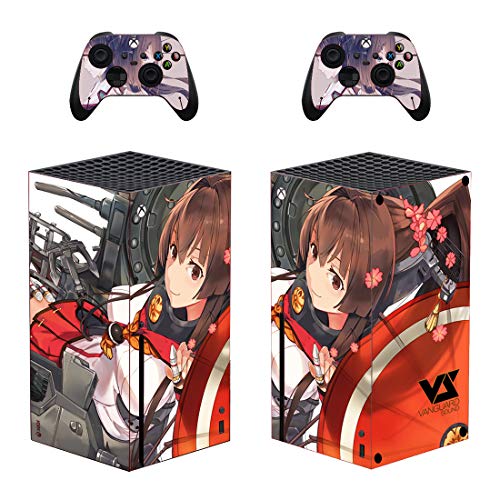 Kantai Collection Ecchi Decals Stickers Full Set Faceplate Skin for X-box-One-Series X Protection Kit by KAJAL MANI