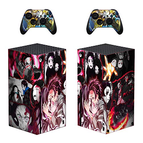 KAJAL MANI X-box-One-Series X Console Vinyl Skin Decal Stickers for X-box-One-Series X Controller Skin Demon Assasin