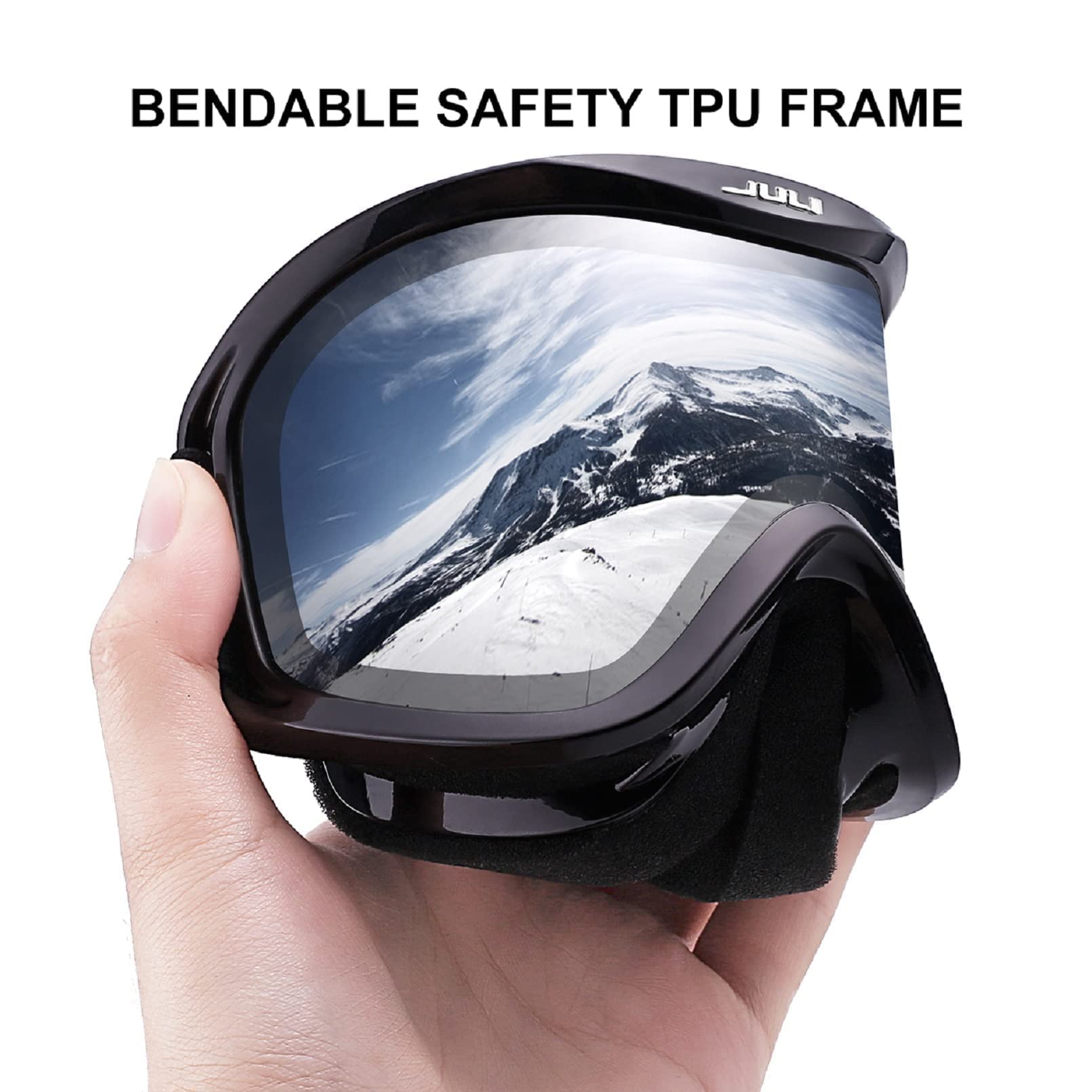 JULI Eyewear MAXJULI Ski Goggles,Snow Snowboard Goggles for Men Women Kids Snowmobile Skiing Skating