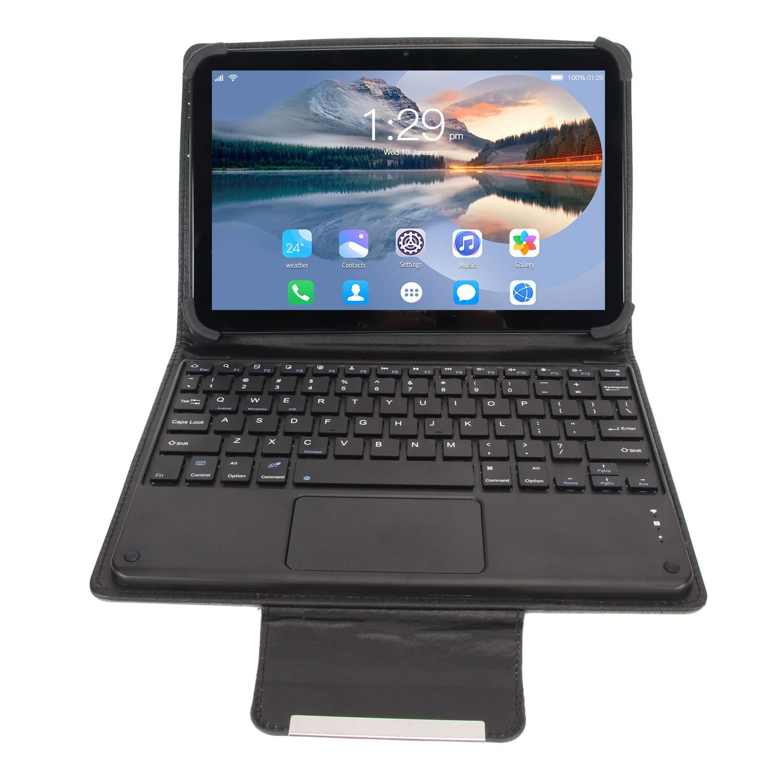 ICRPSTU FHD Tablet, 8 Core CPU 4G Network Supports Fast Charging 100-240V 10.1 Inch Tablet 8MP Front 16MP Rear for Learning (US Plug)